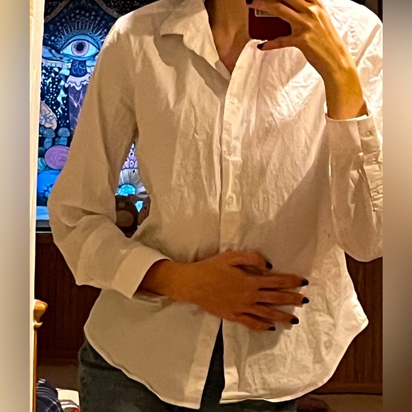 Amazon | Tops | Small White Button Up Dress Shirt | Poshmark